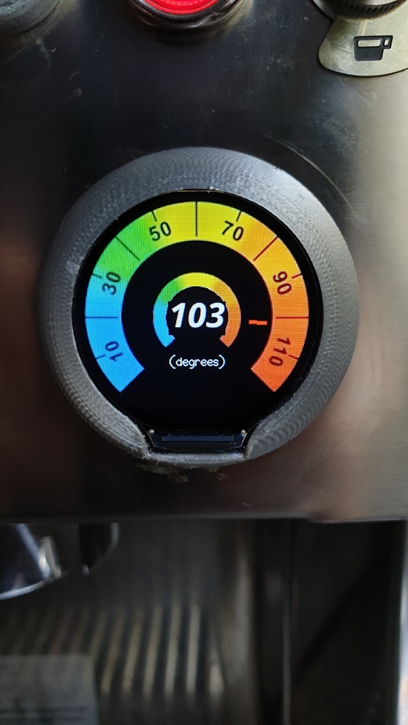 Round Screen GC9A01 40mm Temperature by Schlachtschiff | Download free ...