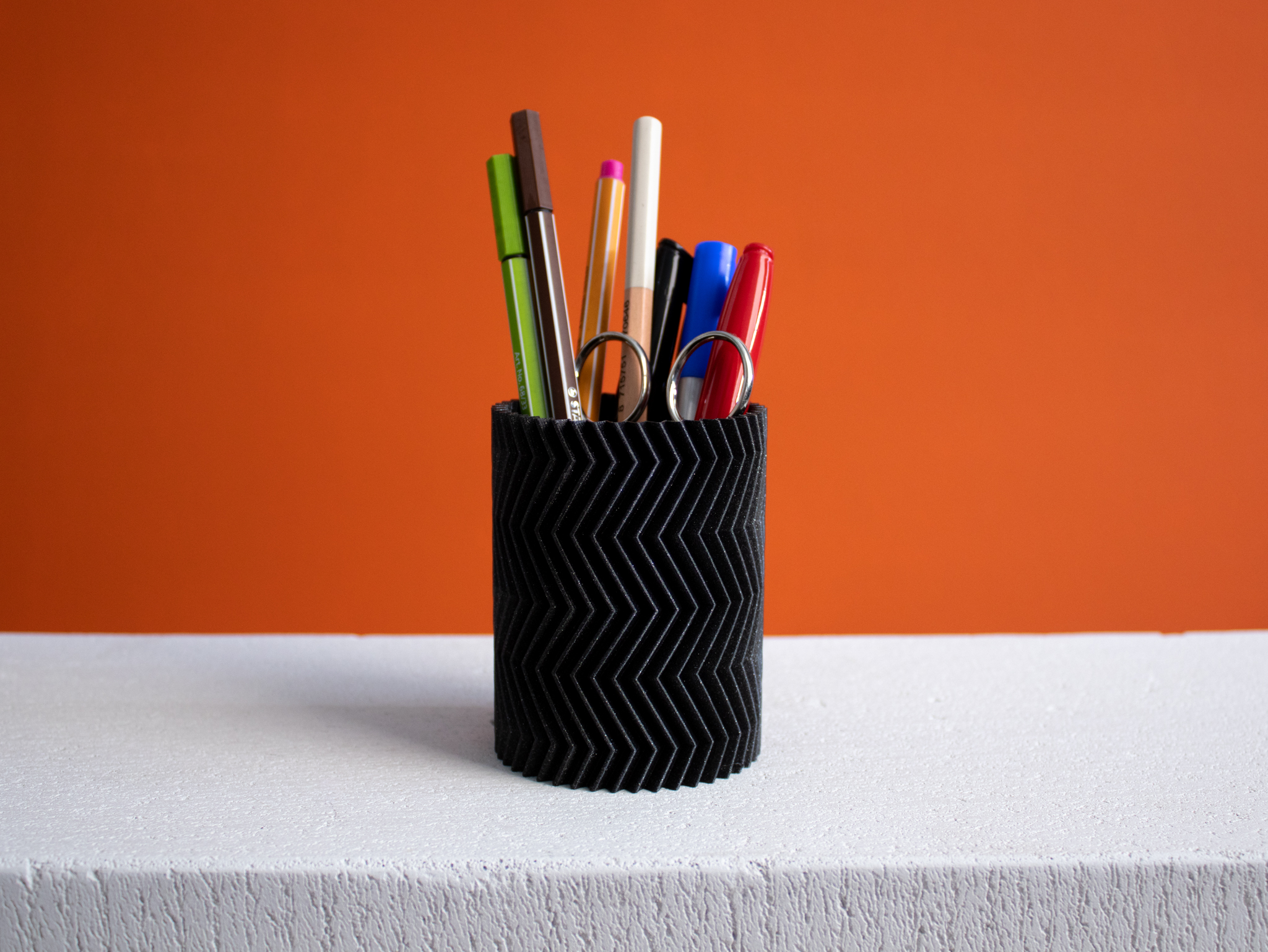 Desk Organizer Set, Twisted & Zigzag Pencil Cups | Vase Mode by ...