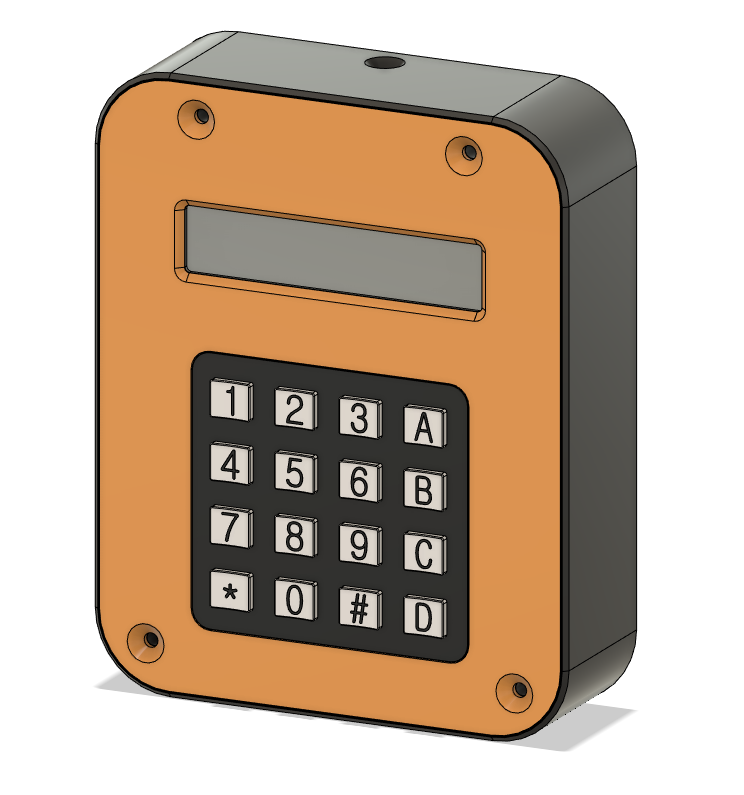 Arduino Panel For 16x2 Display And 4x4 Keypad By Konrad Hryniewicki 3144