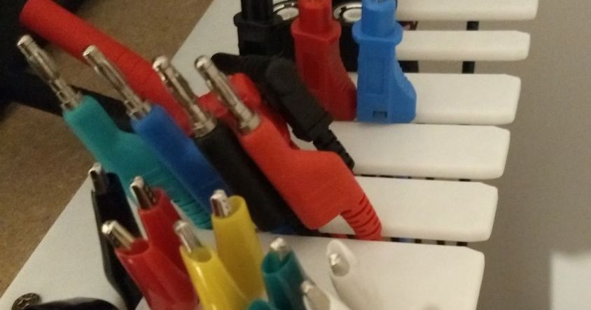 Electronic test leads rack by LaurWatt | Download free STL model ...