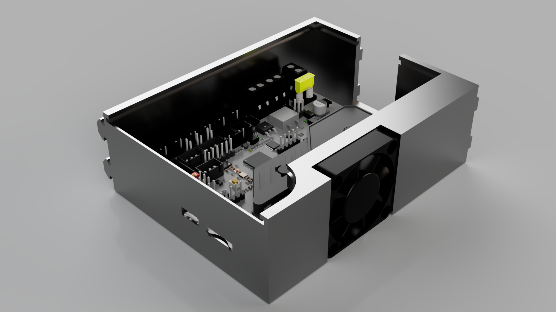 upside down motherboard housing for Ender 3 v2 and maybe others by ...