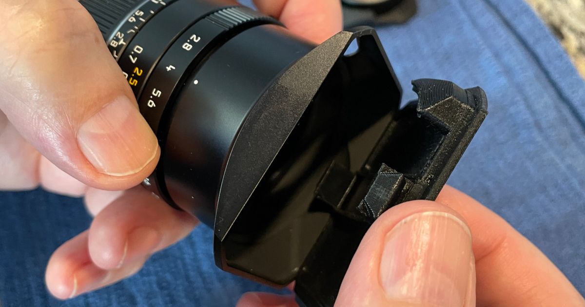 Hood cap for Leica Elmarit-M 28mm and Summicron-M 35mm Lens by ...
