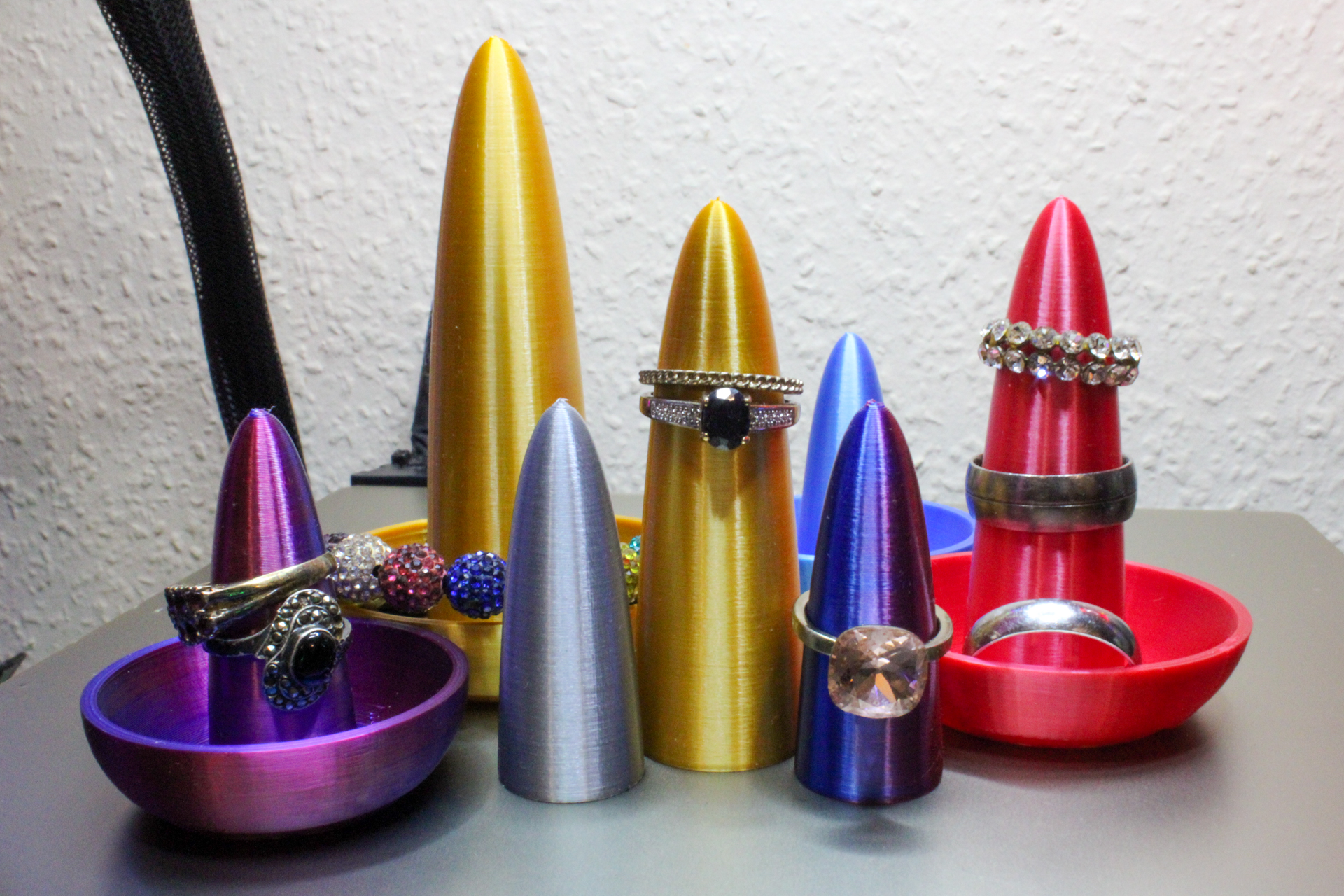 Ring Holder With Optional Jewelry Bowl by Vector3dArt | Download free ...