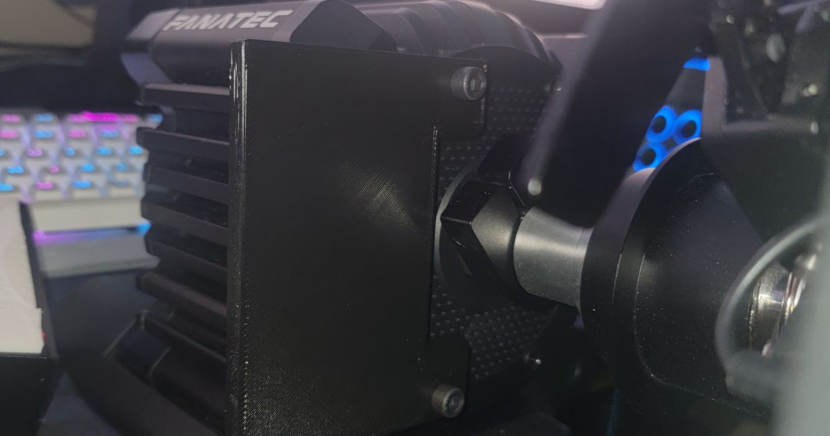 Fanatec CSL DD Side Extension Plate For Accessories by BluD | Download ...