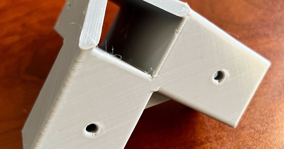 Garden stake corner bracket by Riwakalust | Download free STL model ...