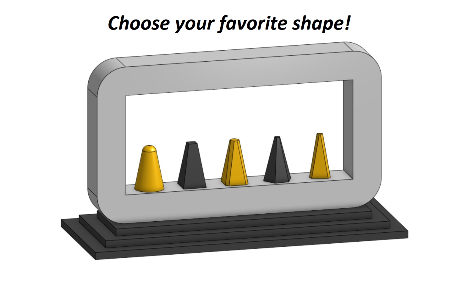 Rings Holder - Design Frame by Frankee | Download free STL model ...