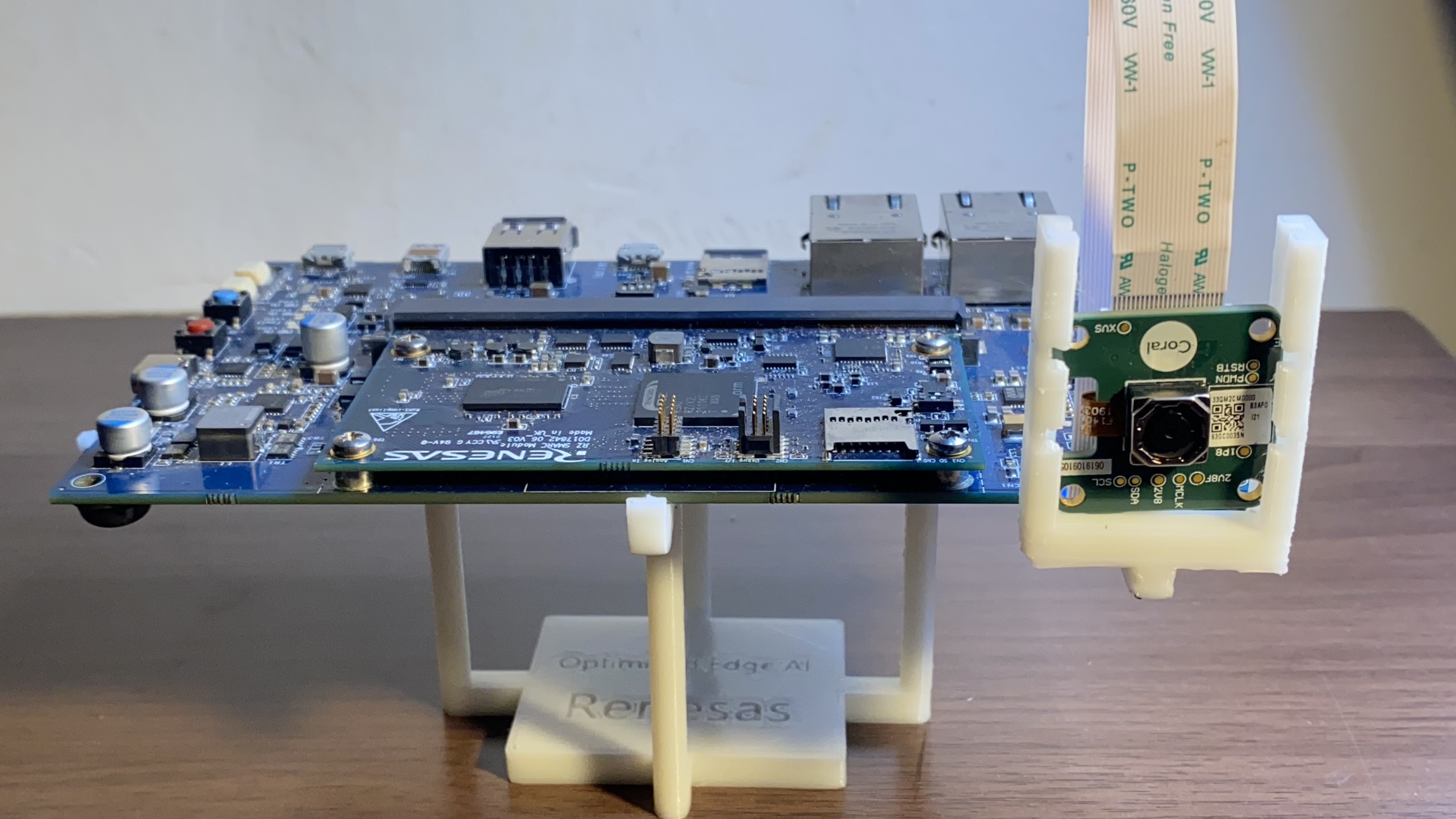 Renesas RZ/V2L and Google Coral camera holder by Solomon Githu ...