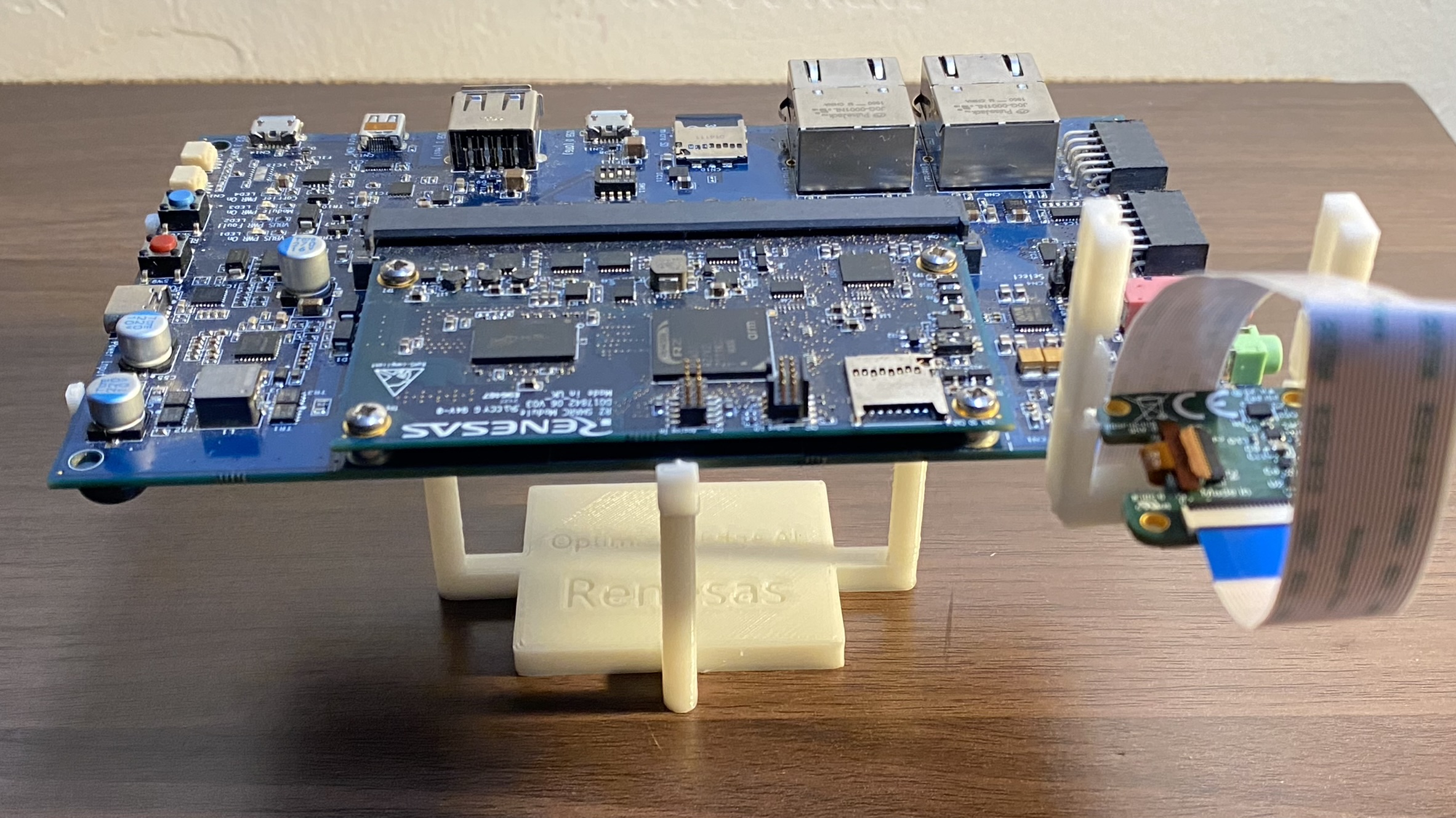 Renesas RZ/V2L and Google Coral camera holder by Solomon Githu ...