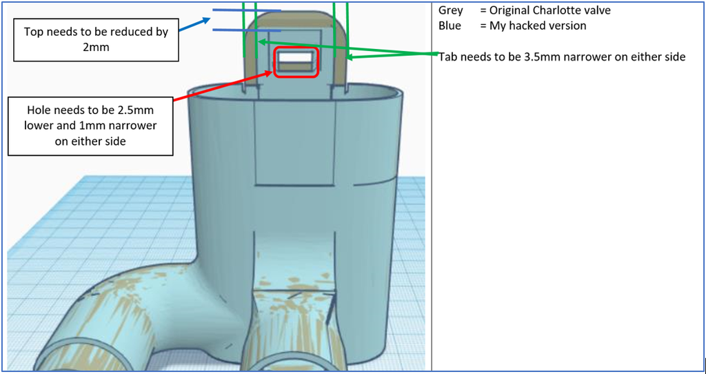 Charlotte valve for Body Glove Aire by Foden | Download free STL model ...