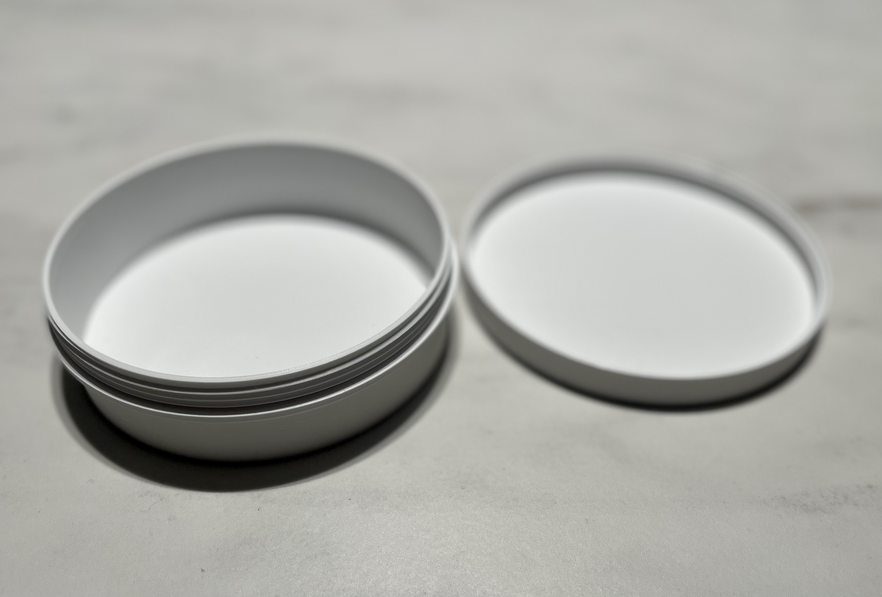Parametric Openscad Round Container Jar With A Screw Lid By Michael Download Free Stl Model 