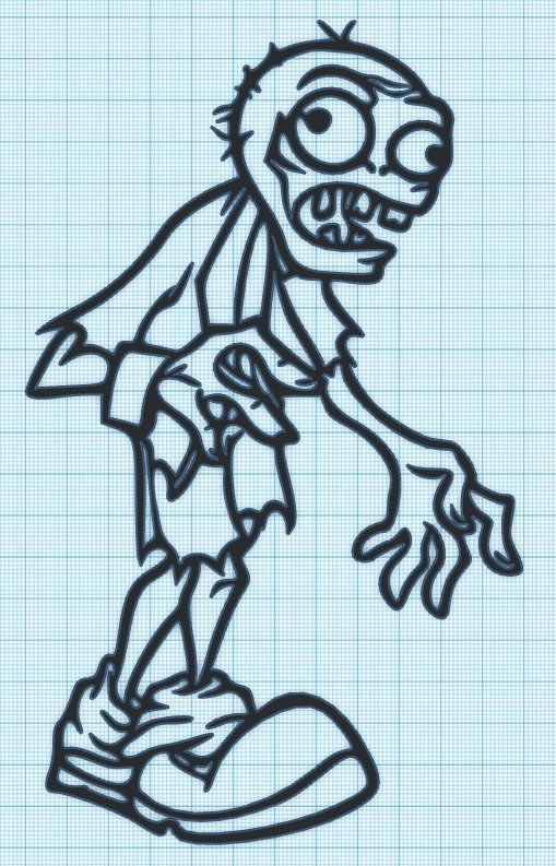 ZOMBIE - WALL ART by Ogama Industries | Download free STL model ...