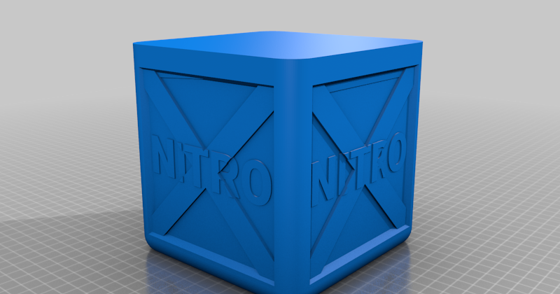 Vasemode Nitro box Crash Bandicoot Crash Team Racing by lysis_to_kill ...