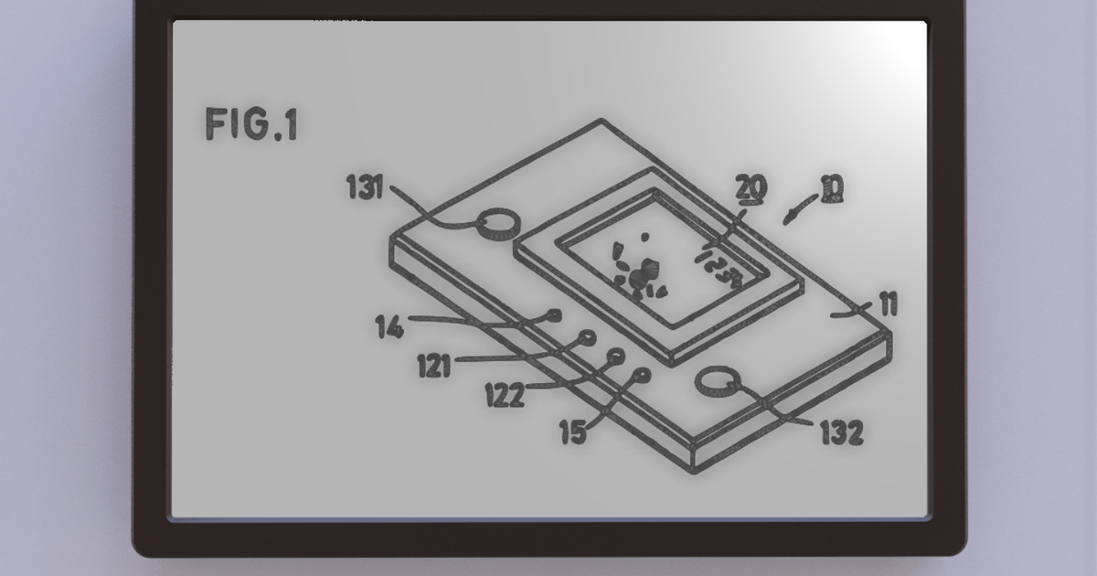 Nintendo Game & Watch Patent Art by Ken Mills | Download free STL model ...