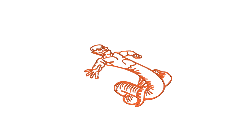 SNAKE MAN - MONSTER - WALL ART by Ogama Industries | Download free STL ...
