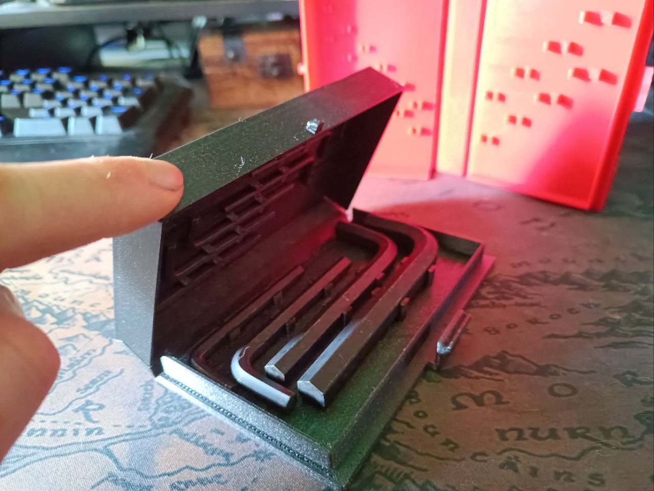 Hex key tool box Print-in-place by GamerForge | Download free STL model ...