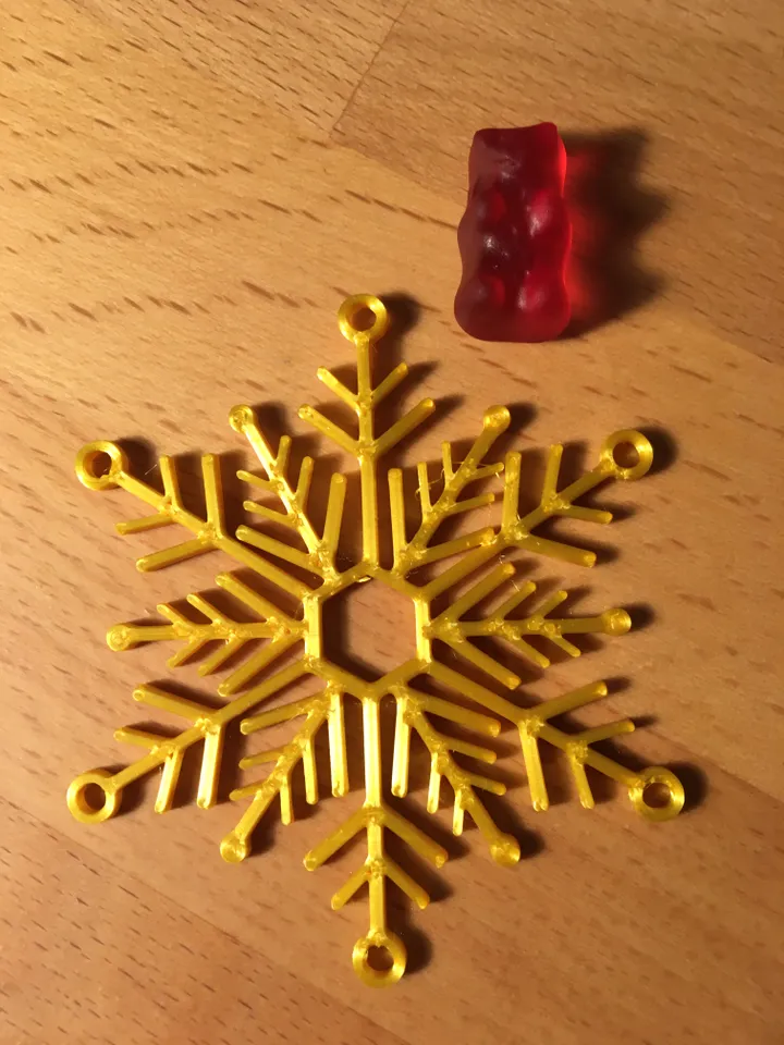 Snowflake christmas by Hannah | Download free STL model | Printables.com