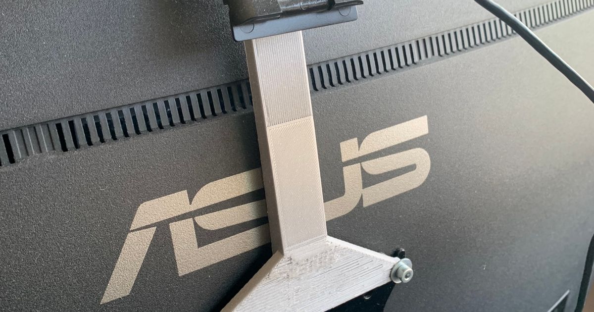 vesa mount webcam / light mount by BicyclerepairGM | Download free STL ...