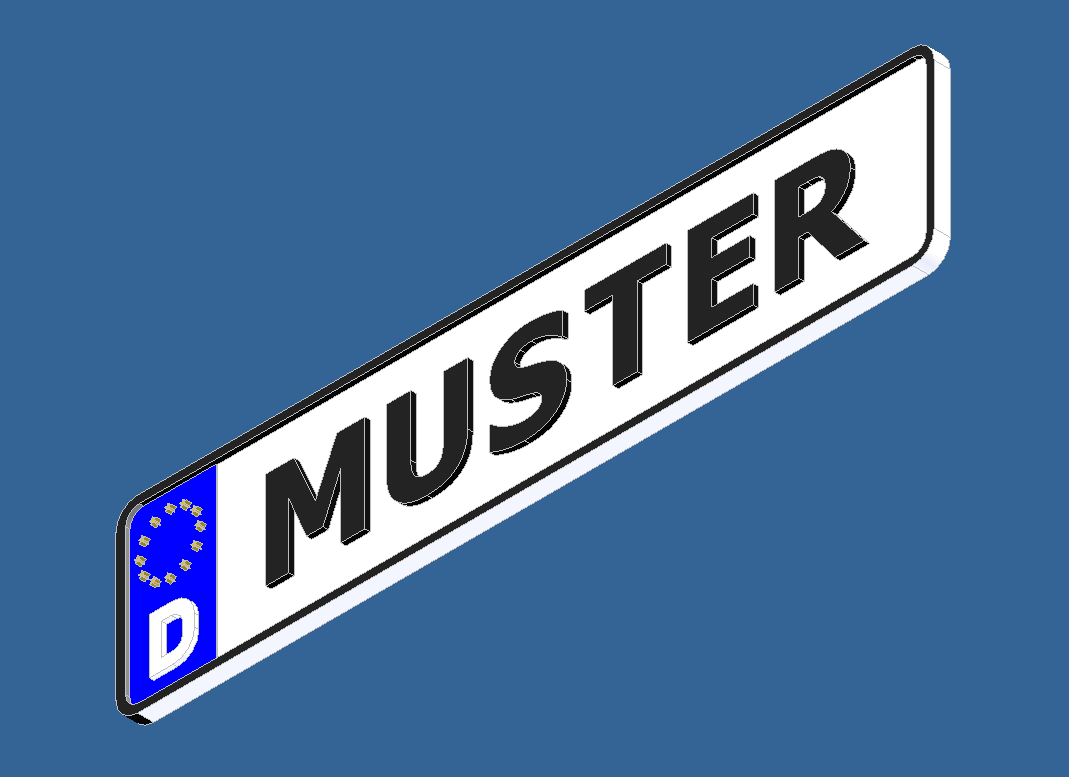 Anpassbares Nummernschild/Kennzeichen (License plate) by timmyneun ...