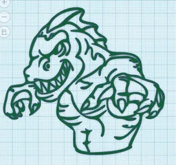 SLUG - MONSTER - WALL ART by Ogama Industries | Download free STL model ...