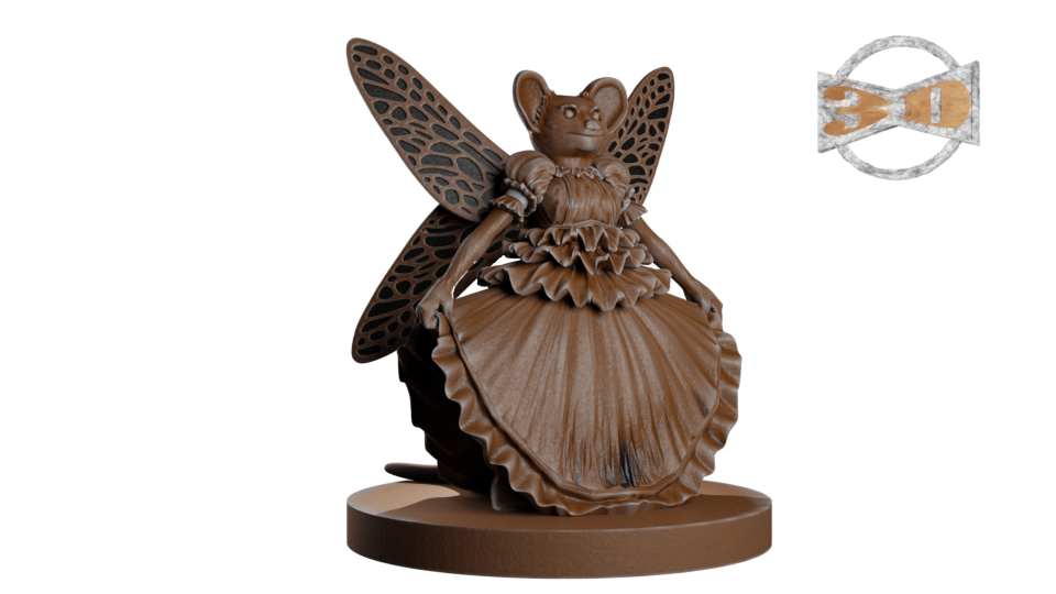 Mousefolk Primadonna by EdwinD | Download free STL model | Printables.com