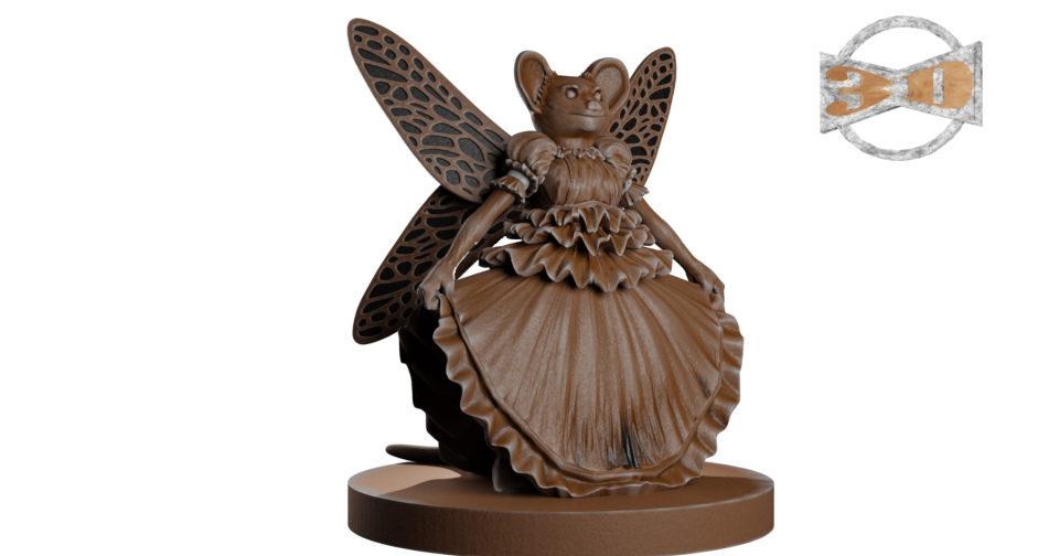 Mousefolk Primadonna by EdwinD | Download free STL model | Printables.com