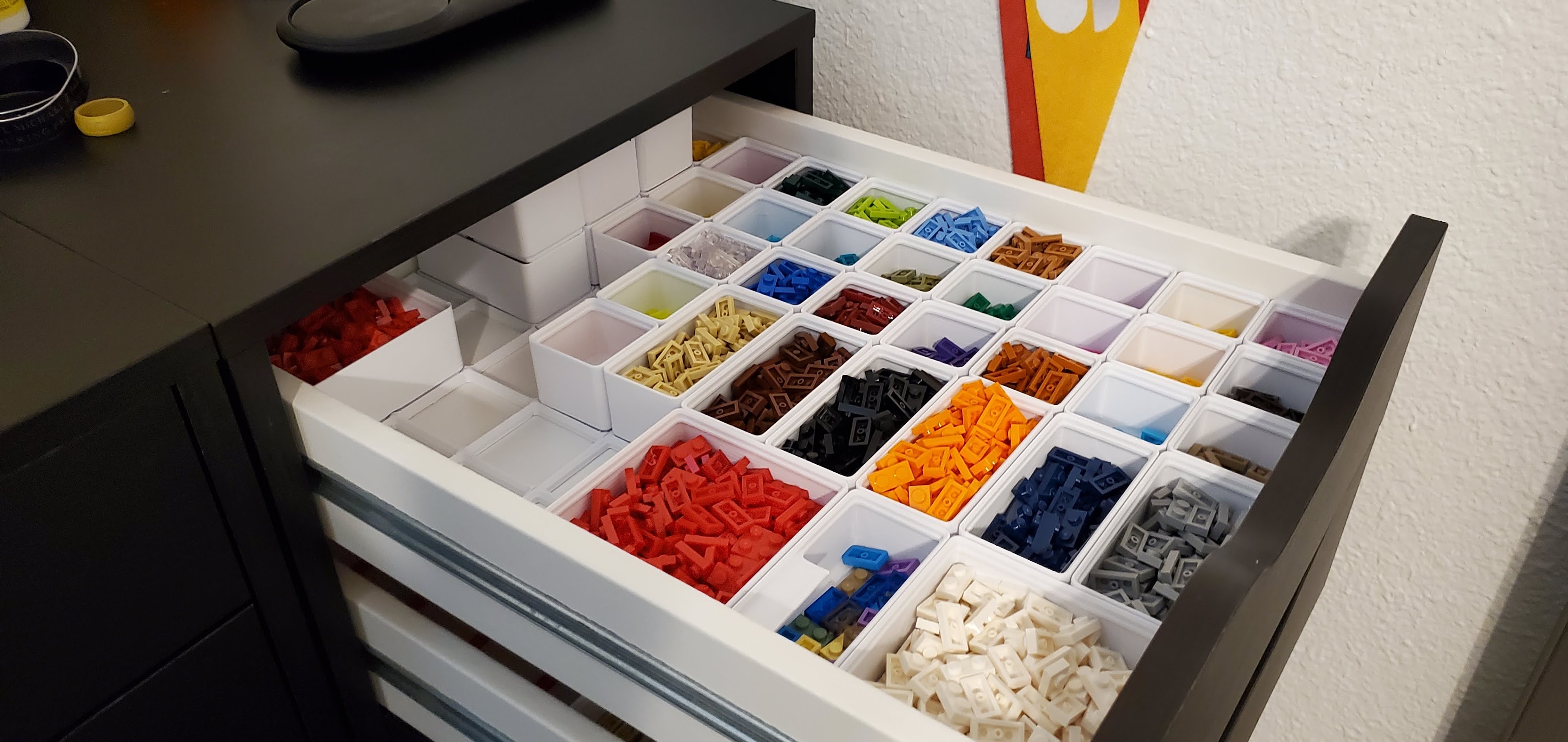 Gridfinity baseplates for IKEA Alex (skinny) for smaller printers by ...