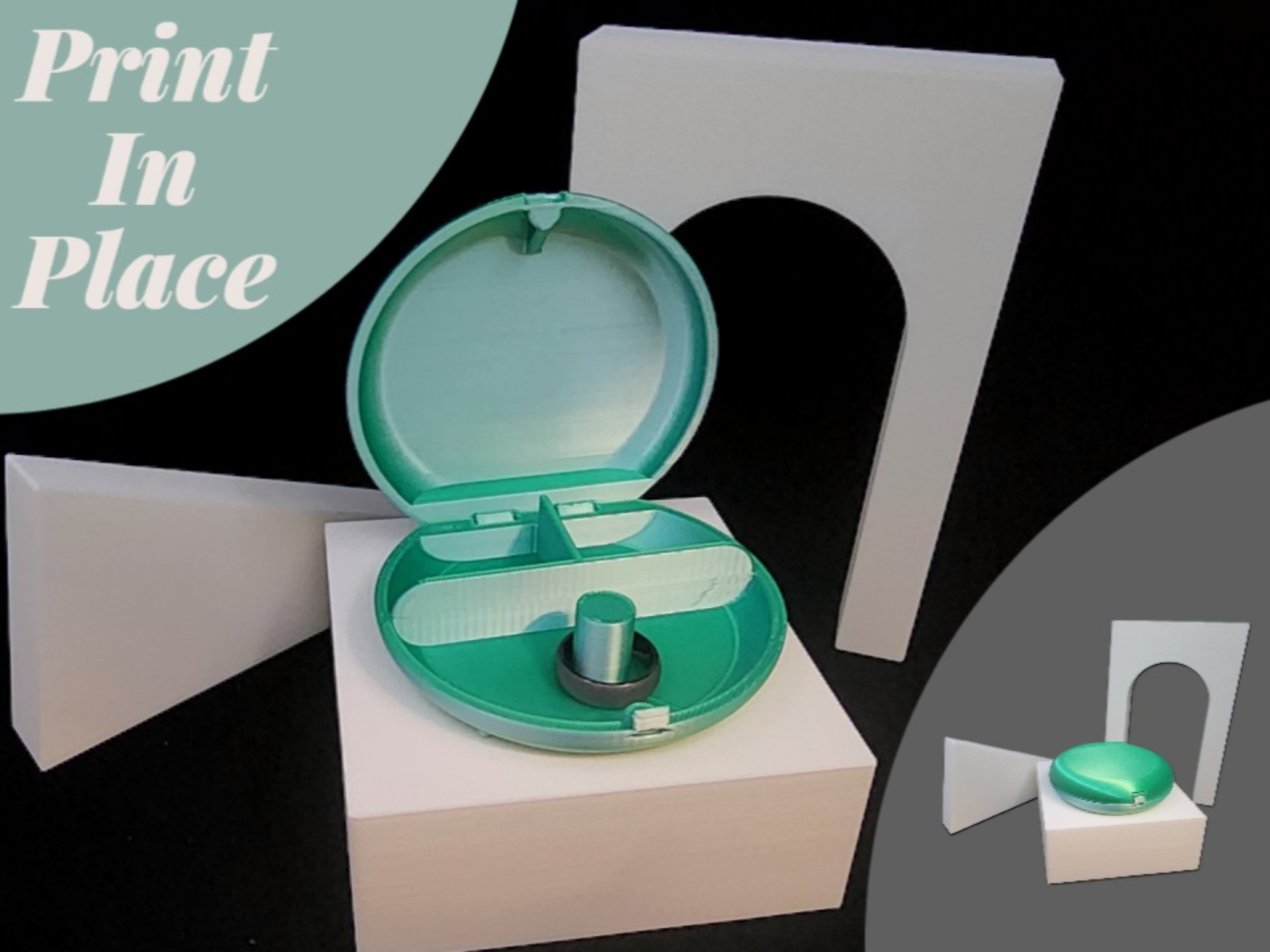 Print-In-Place Travel Ring Holder by Spool Designs | Download free STL ...