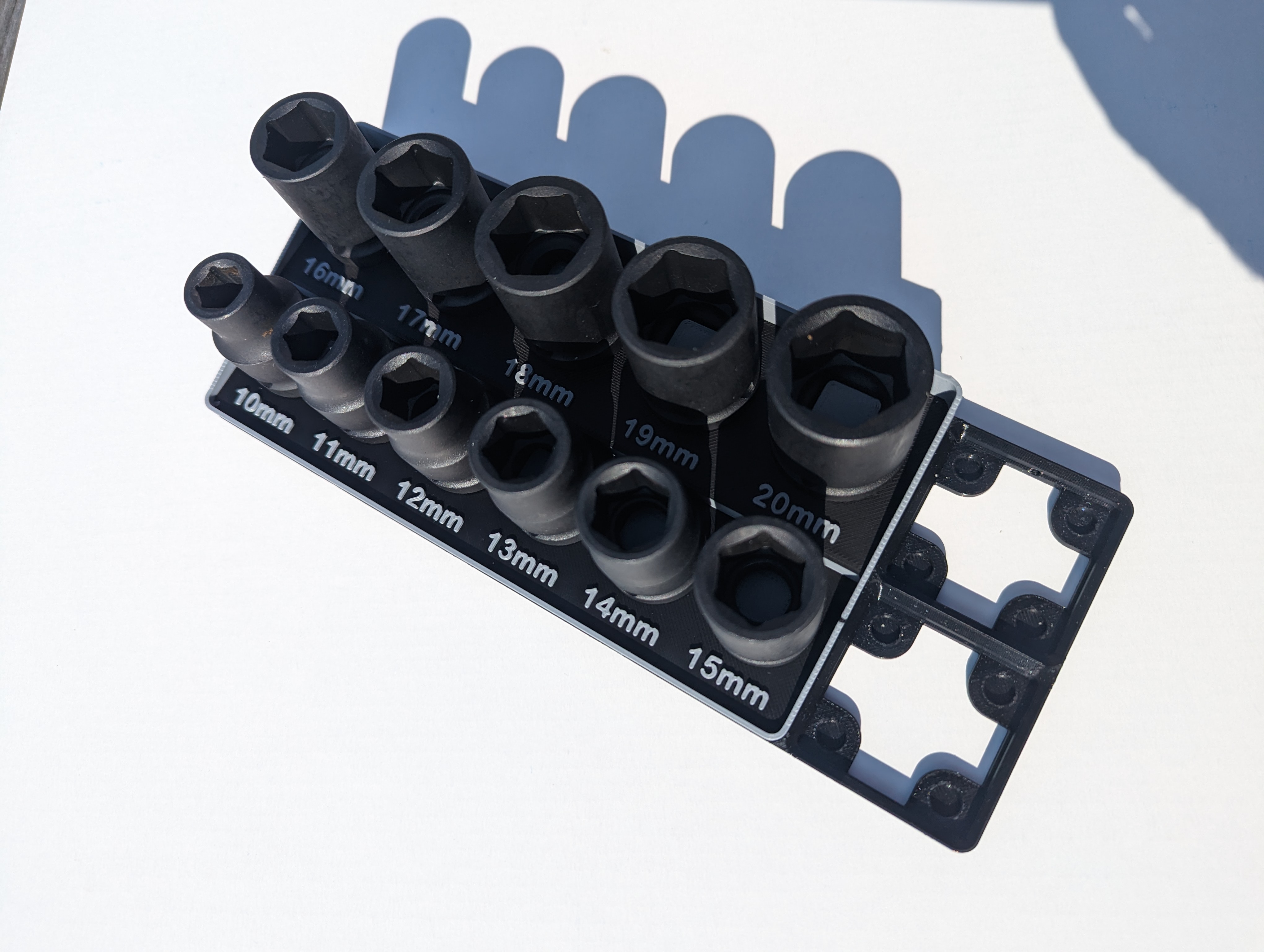 Gridfinity Impact Socket Storage (1/2" Metric) von InaniaEtVana ...