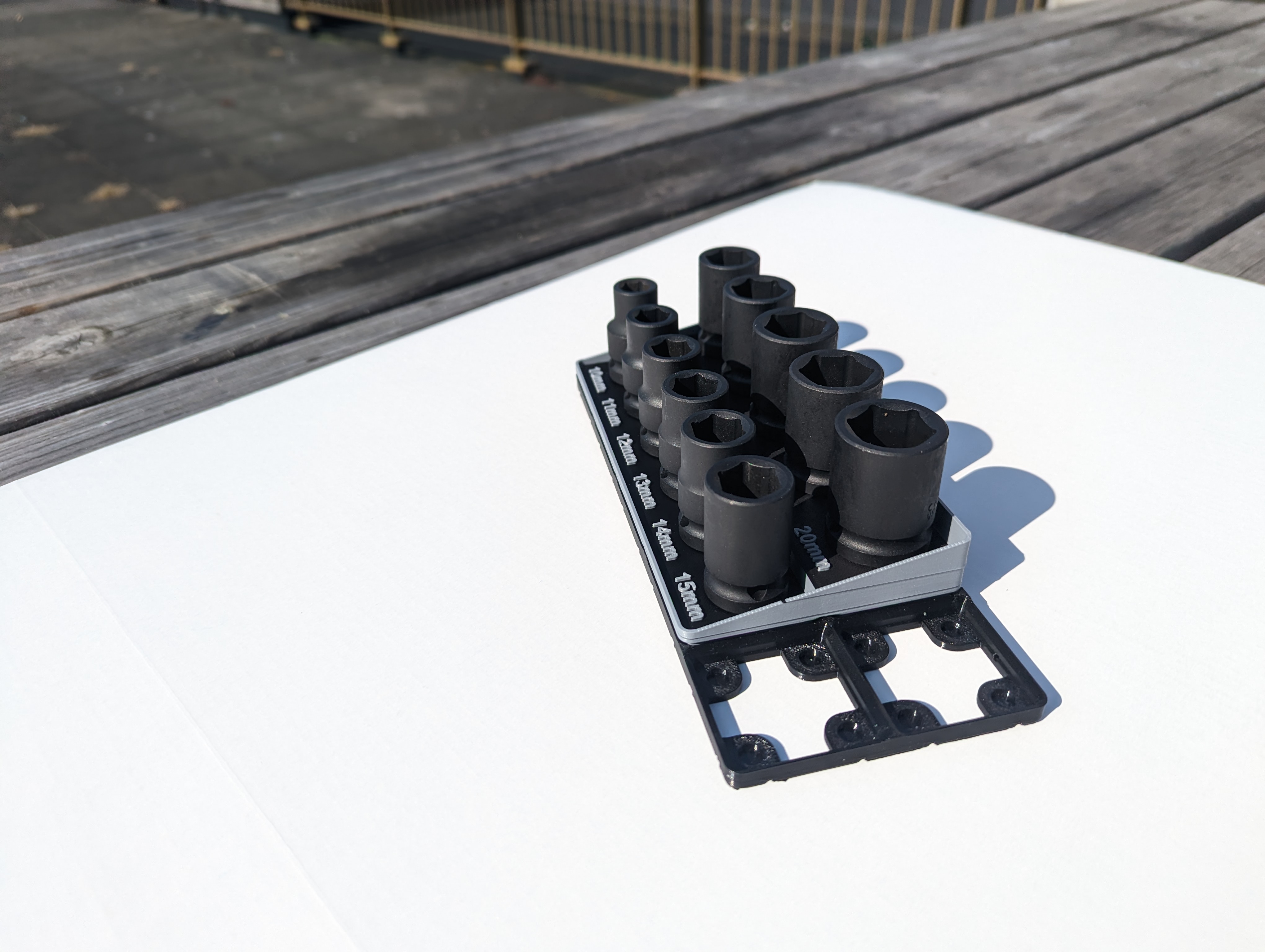 Gridfinity Impact Socket Storage (1/2" Metric) von InaniaEtVana ...