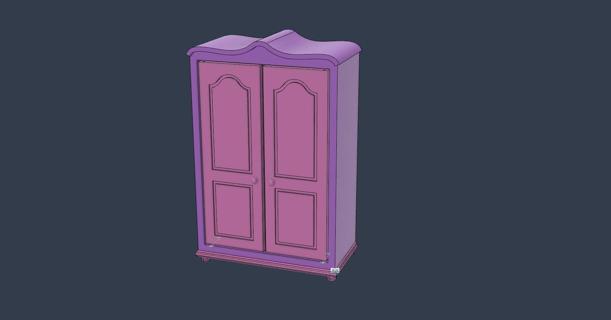 Wardrobe ring holder (no suport) by Armored wolf | Download free STL ...