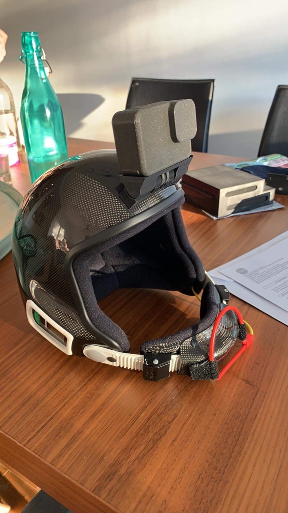 Skydiving helmet gopro antisnag support by Bastien Stefani | Download ...