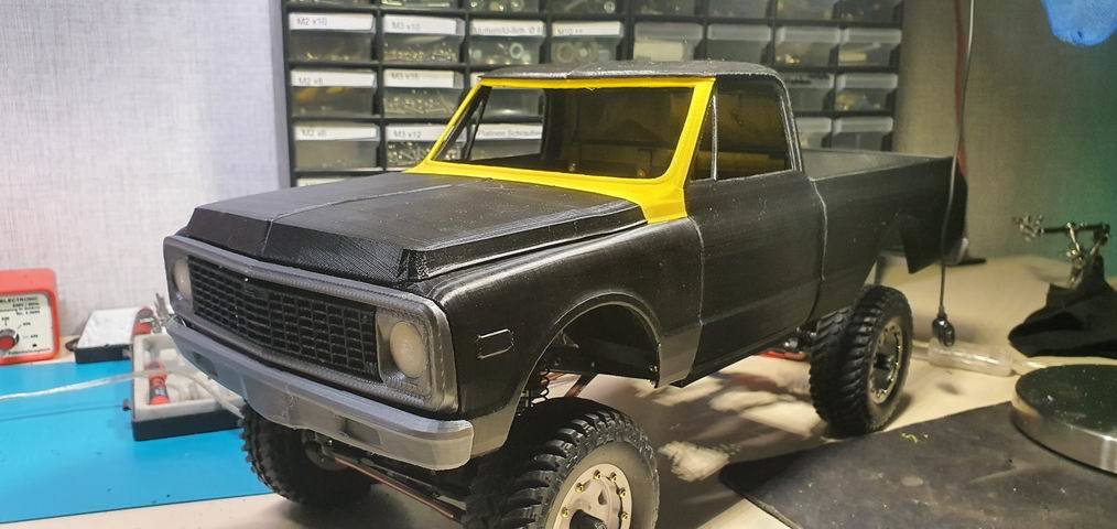 Chevy C10 für EXReal Chassis by Wolfgang Haist | Download free STL ...