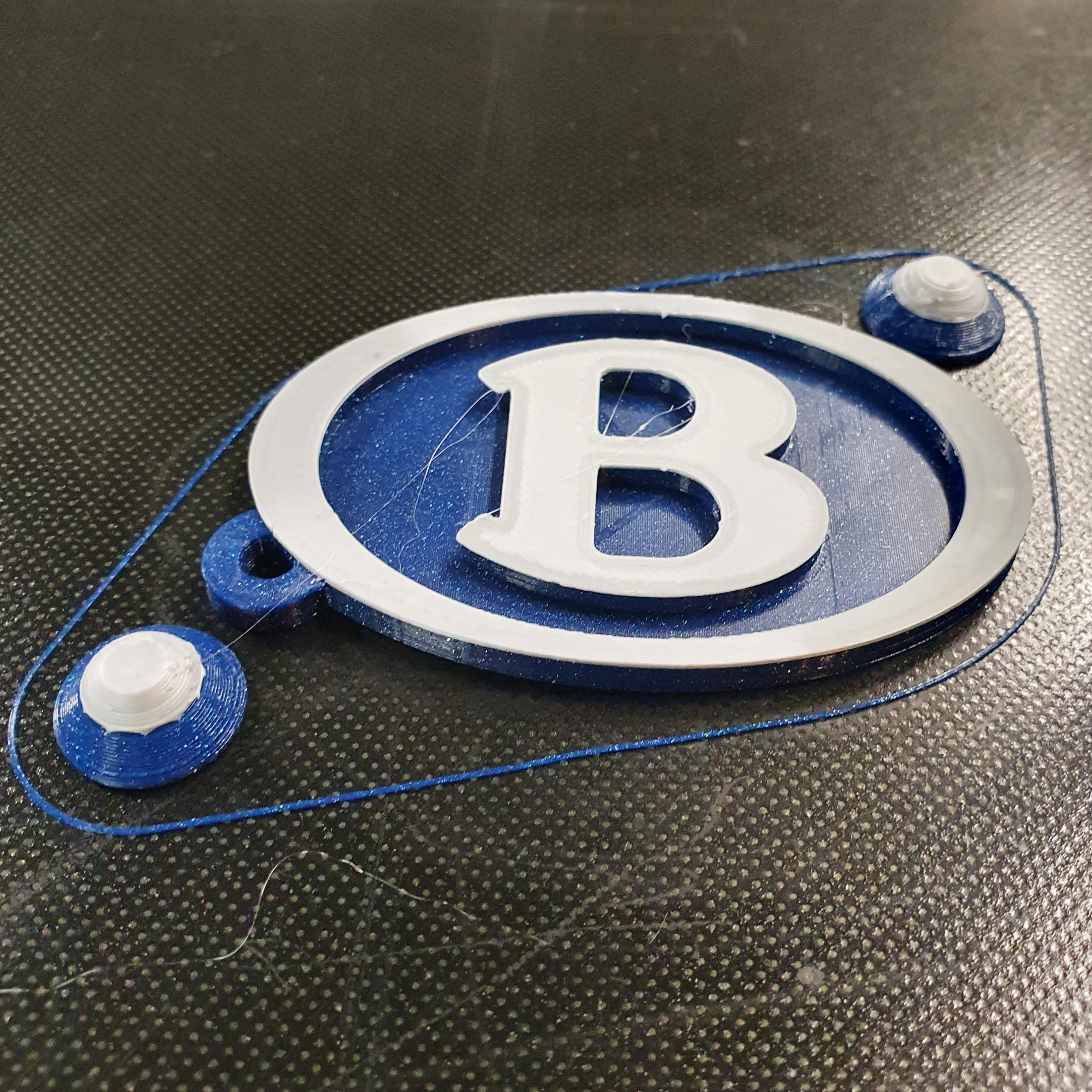 Keychain with SNCB logo by bollibe | Download free STL model ...