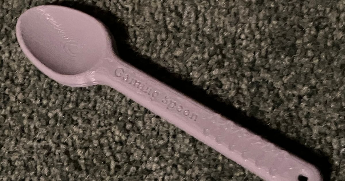 Gaming Spoon by nightfox90 | Download free STL model | Printables.com