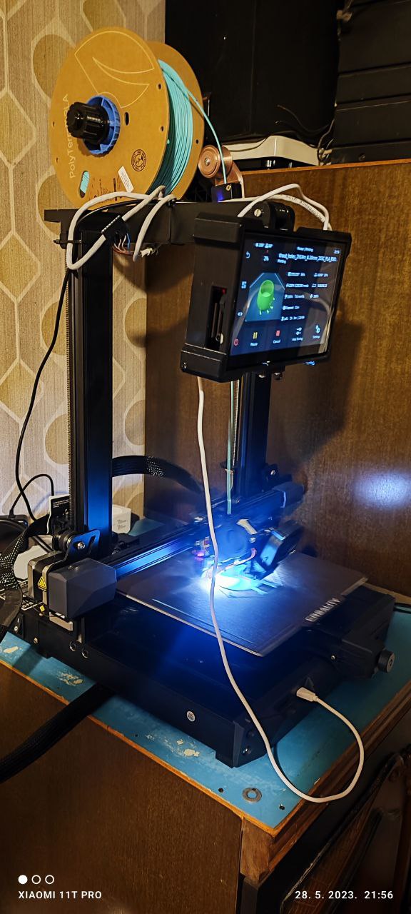 Extended top 20x20 extrusion screen mount for Ender 3 S1 by Tin Ladić ...