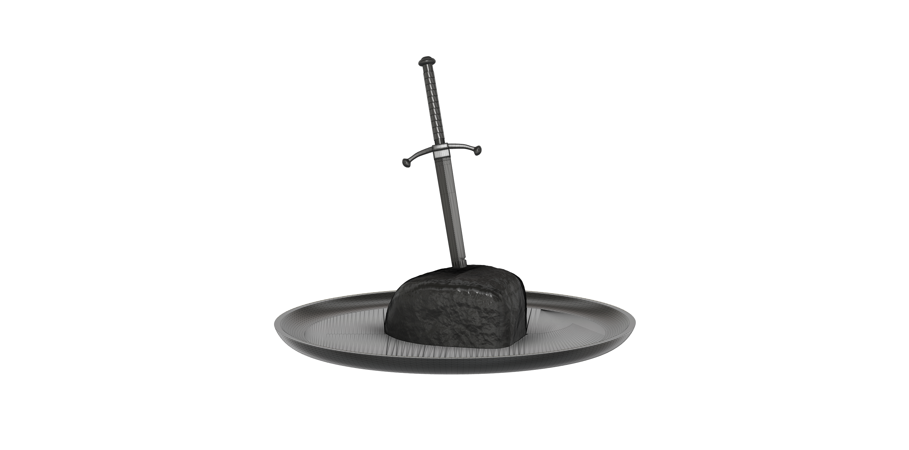 Sword in the Stone Ring Holder by DevCyclops | Download free STL model ...