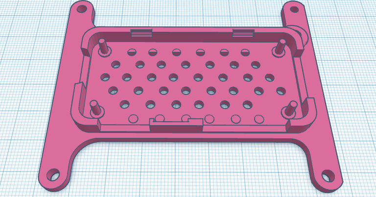 Pi Zero SSD Mount Case With Cooling Hole by Andrew Albert | Download ...