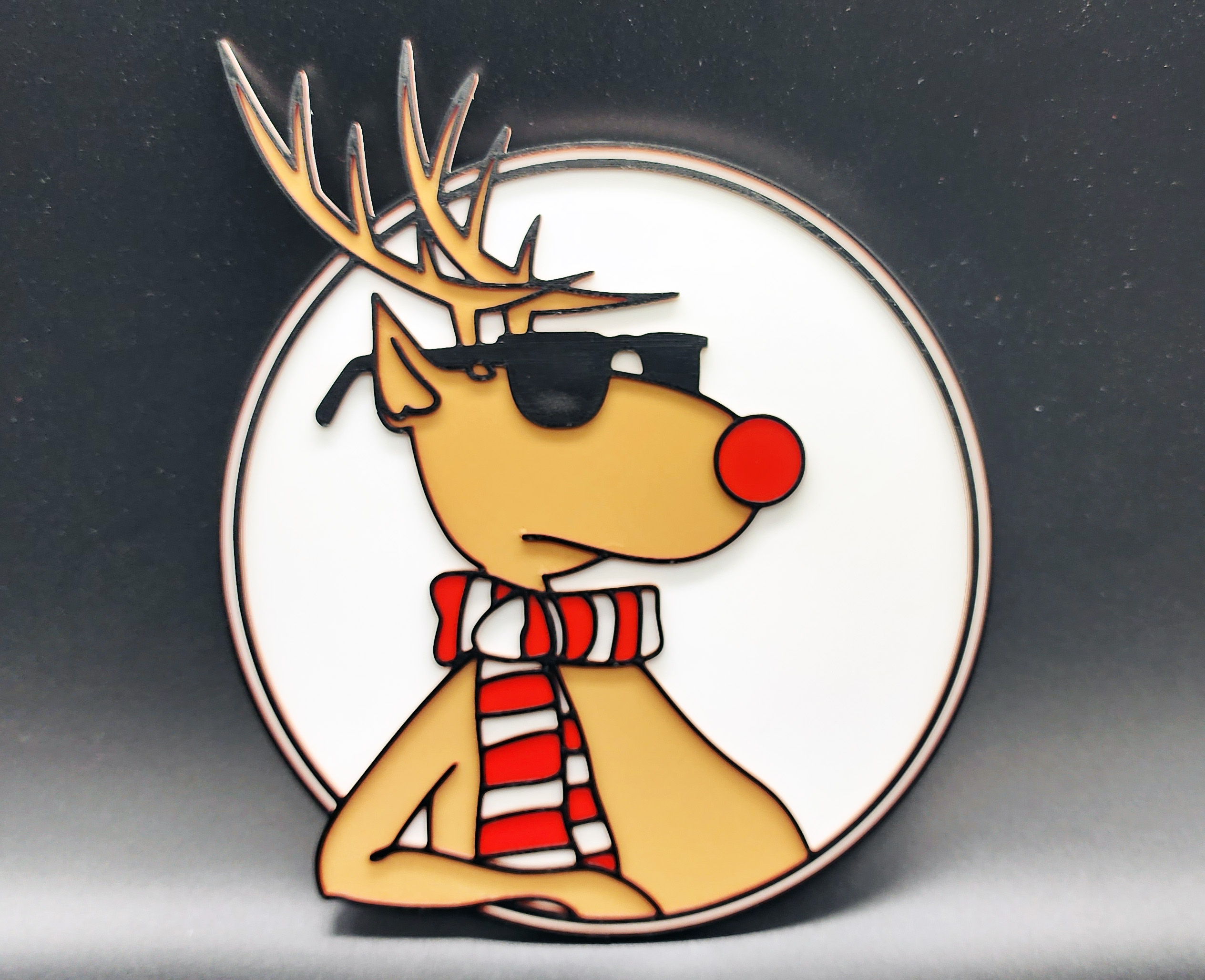 Cool Rudolph 4 Colors by Triple G Workshop | Download free STL model ...