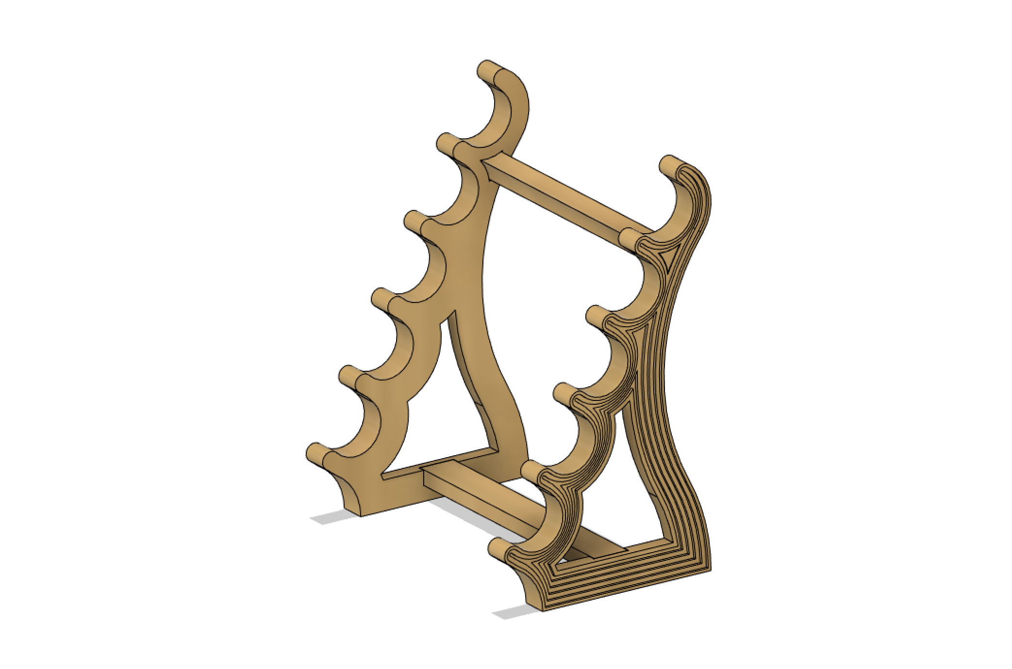 Horizontal Pen Display Stand by danya | Download free STL model ...