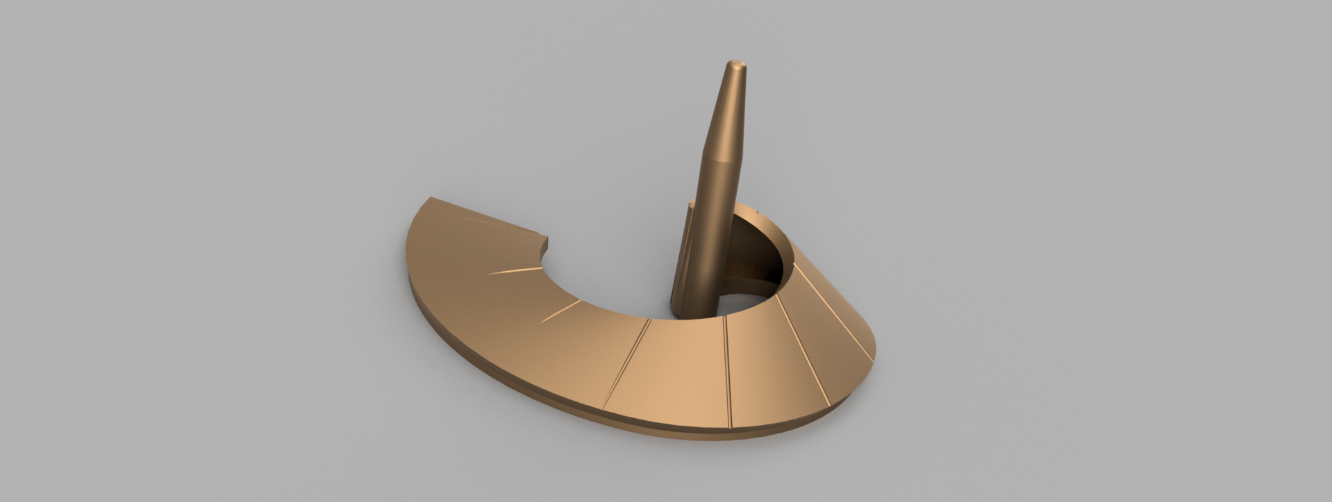 Golden Spiral Ring Holder by MentaPrints | Download free STL model ...