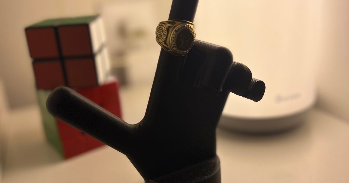 Texas Tech - Wreck 'Em Ring holder by David Houston | Download free STL ...