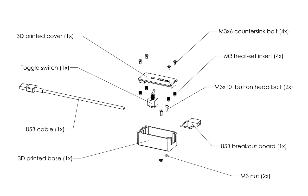 USB Kill Switch by The3Designer | Download free STL model | Printables.com