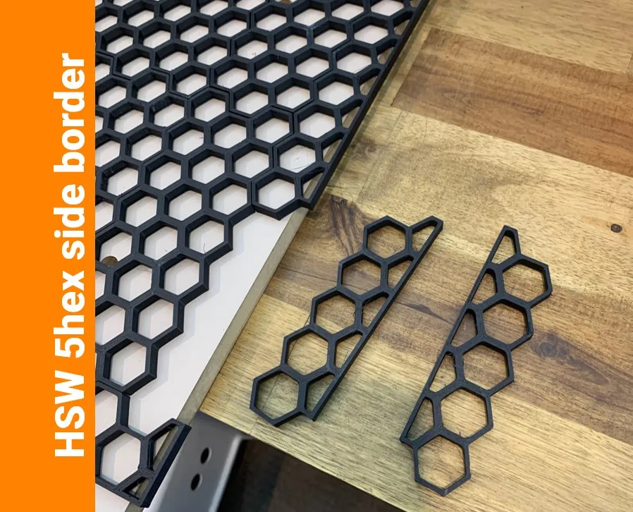 HSW side border 5hex (remix) by 3dprintsmith | Download free STL model ...