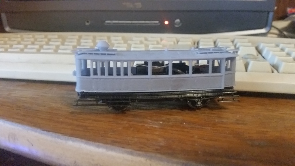 GANZ 1903 steam TT scale adaptation + motorization by Radu Raducu ...