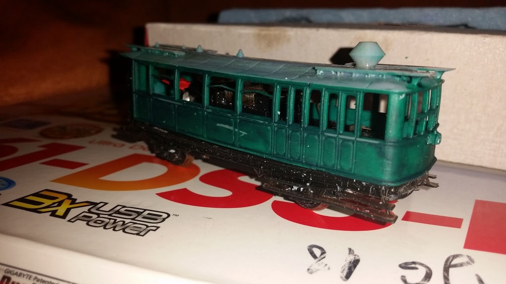 GANZ 1903 steam TT scale adaptation + motorization by Radu Raducu ...