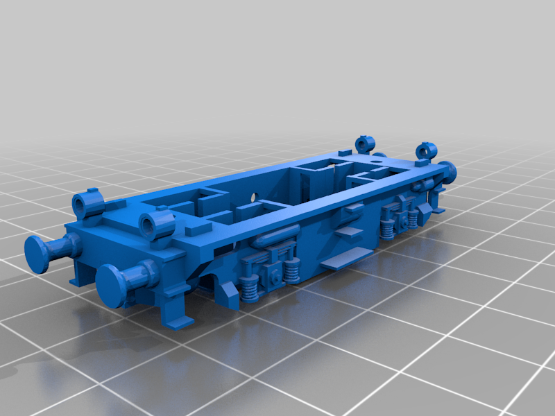 E69 locomotive TT scale 1:120 by Radu Raducu | Download free STL model ...