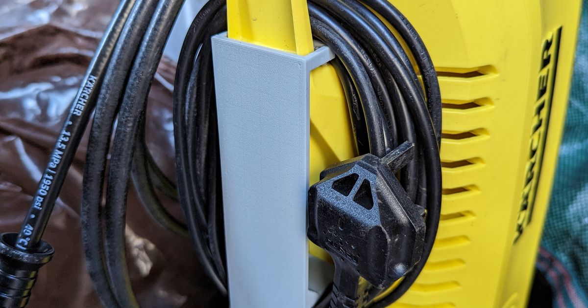 Karcher K2/K3 Cable Wrap by Bluesaxplayer | Download free STL model ...