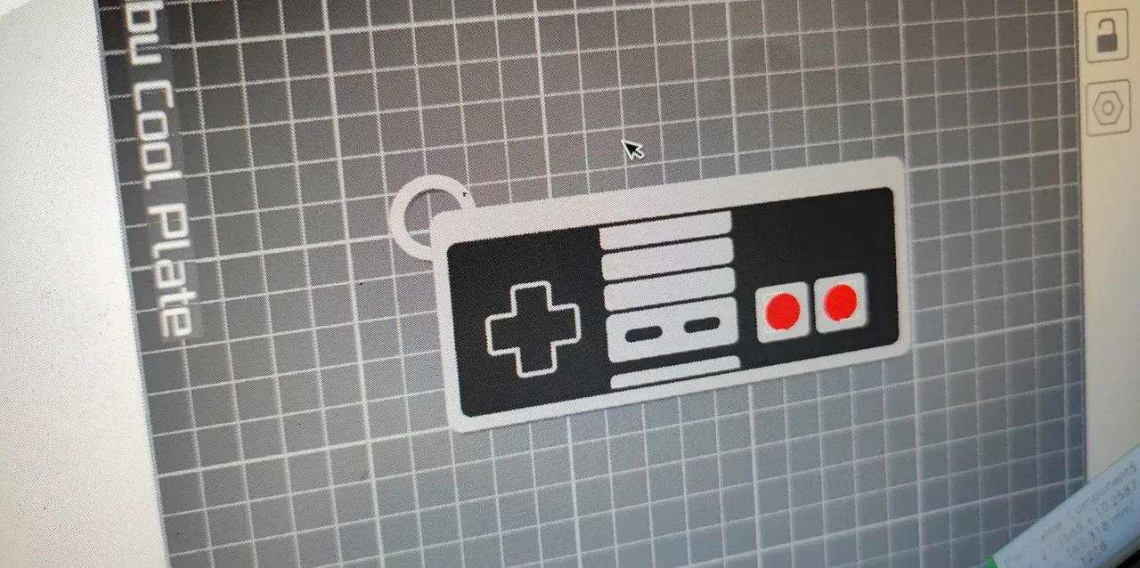 Nes controller keychain by Steven Bongiorno | Download free STL model ...