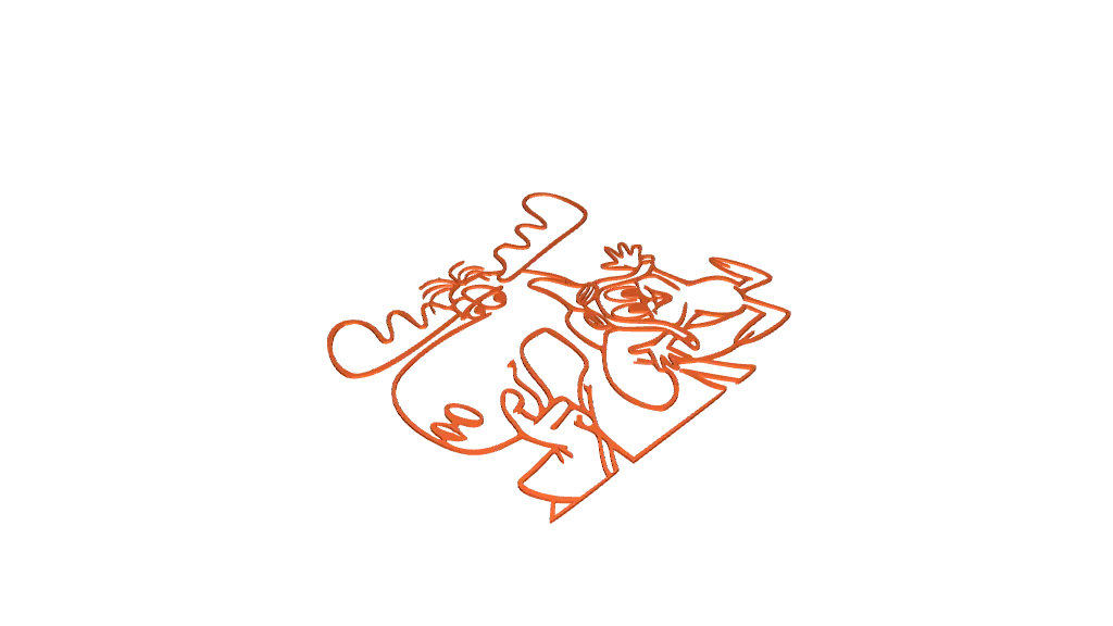 ROCKY & BULLWINKLE - WALL ART - 2 VERSIONS by Ogama Industries ...