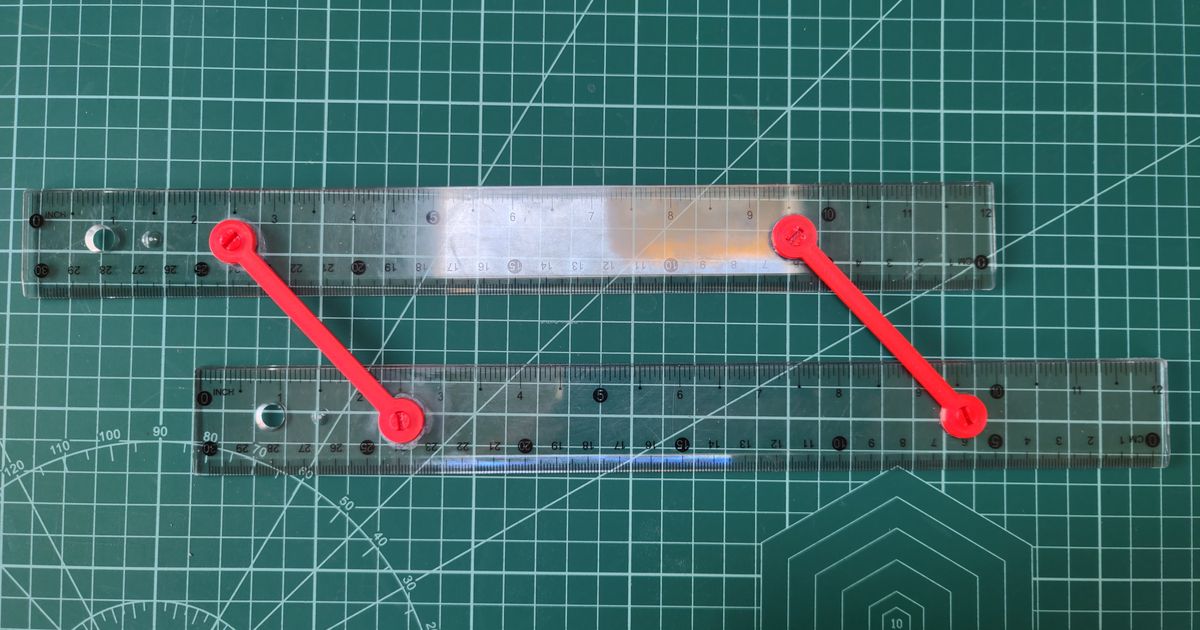 Parallel ruler by Orekaria N | Download free STL model | Printables.com